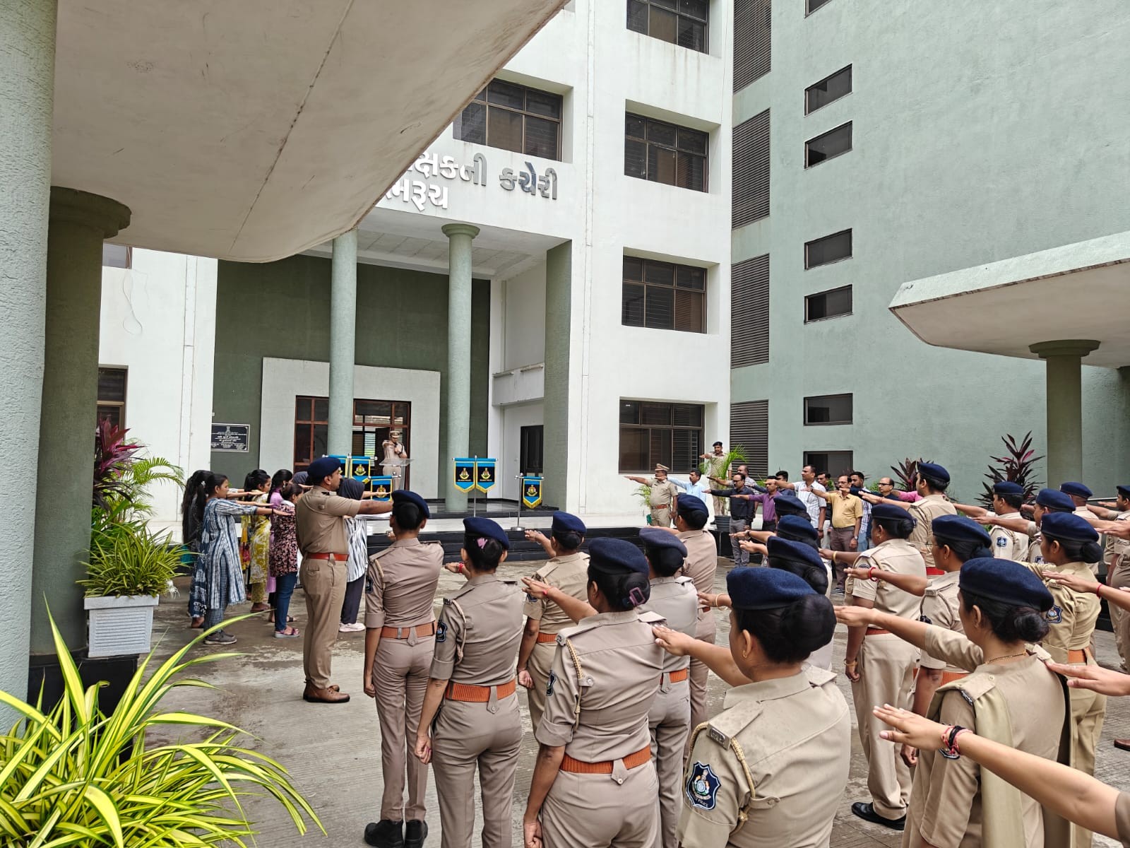 National Unity Day celebrated at Bharuch Police Headquarters