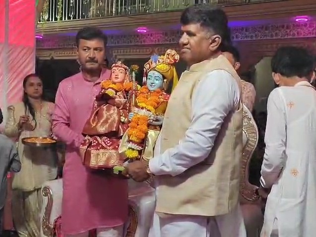 Tulsi marriage celebration at Dayapar Swaminarayan Temple