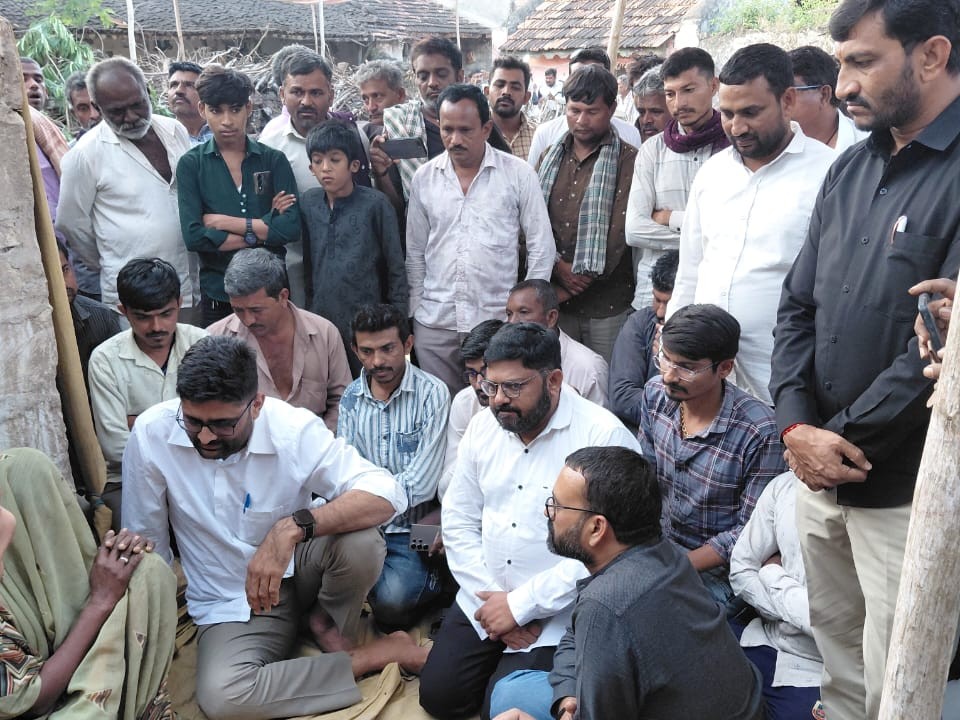 Gopal Italia Visited Suicide Farmer Family Compensation Demand ...