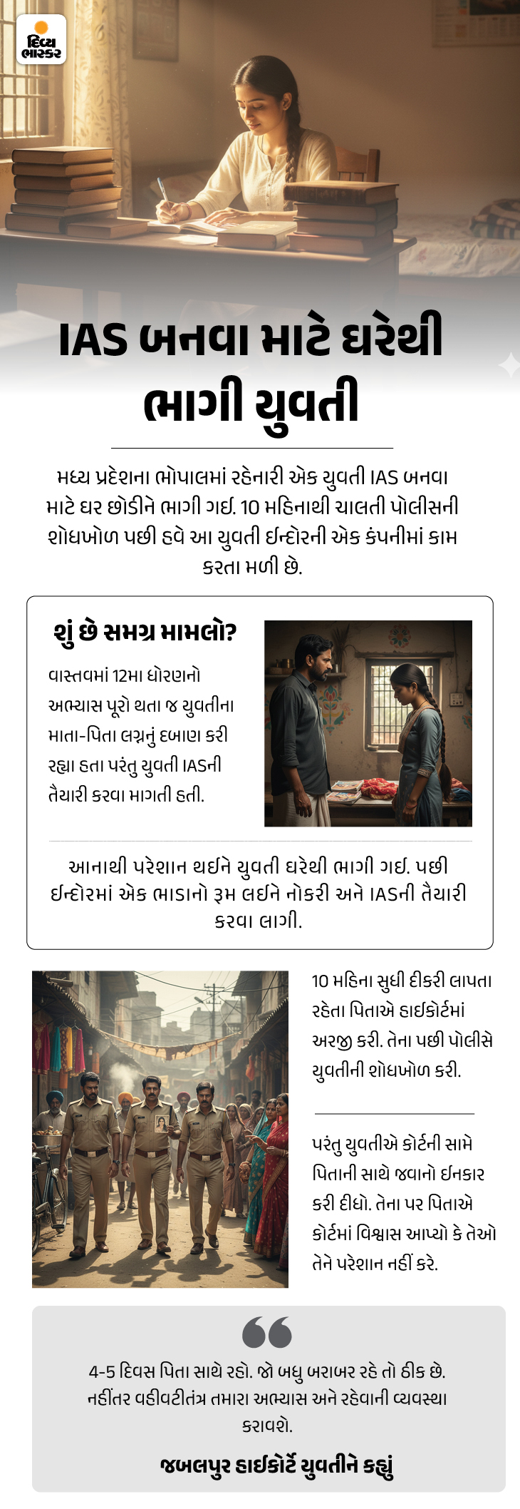 Madhya Pradesh Girl Ran Away Become IAS Found; Youth Bodybuilder ...