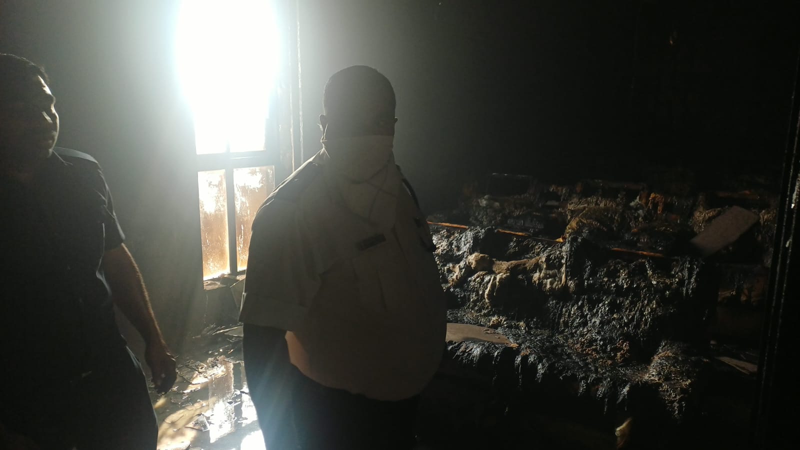 Family in chaos after fire breaks out in bungalow's home theater in Vesu