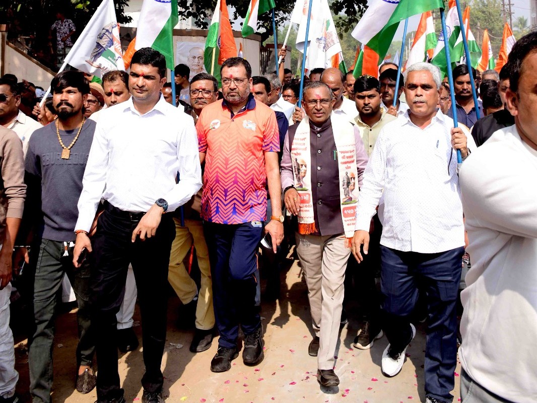Borsad Ekta Padyatra Jharola Ras Sardar Patel Tribute