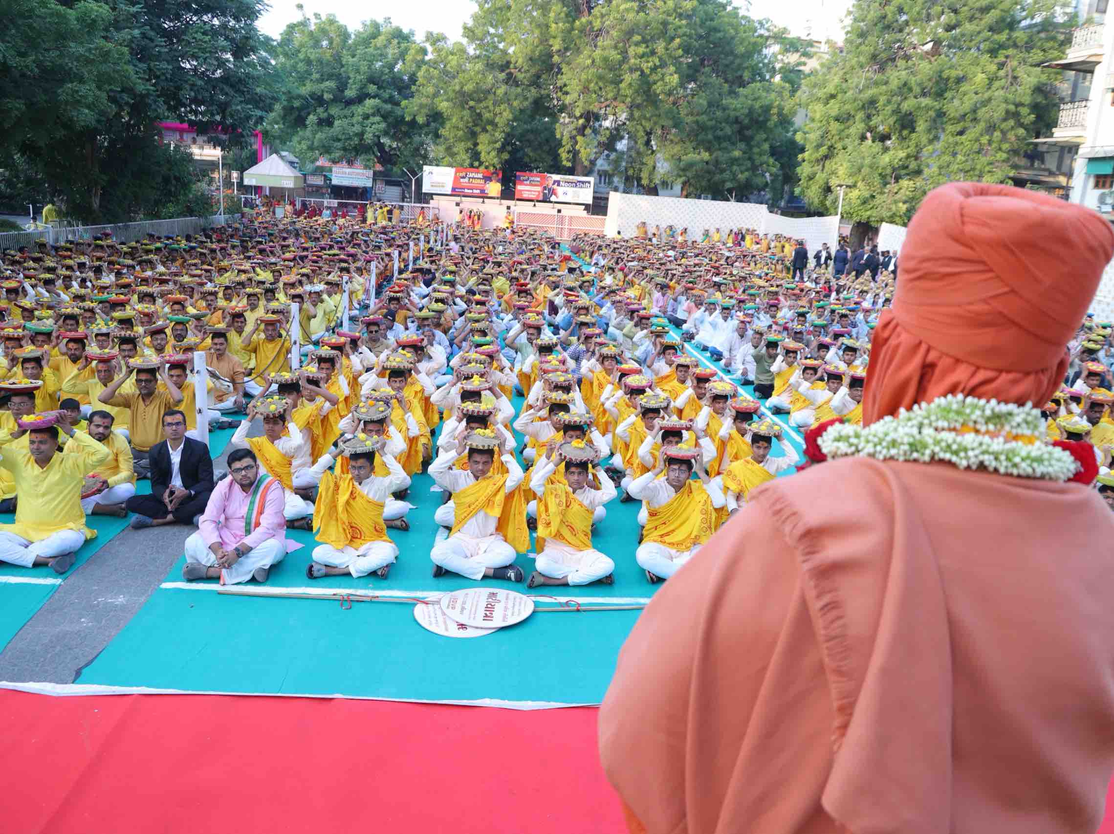 A view of a united India from 'Tirth Mati Yatra' at SGVP Gurukul Memnagar