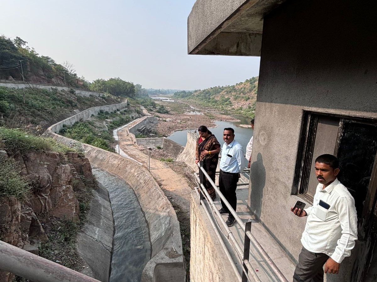 Water released from Hadap Dam in Morwa Hadaf | મોરવા હડફના હડપ ડેમમાંથી ...