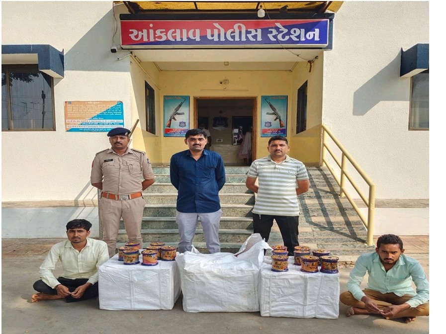 Anklav Police Chinese Manja Arrest 144 Spools Seized Uttrayan Action
