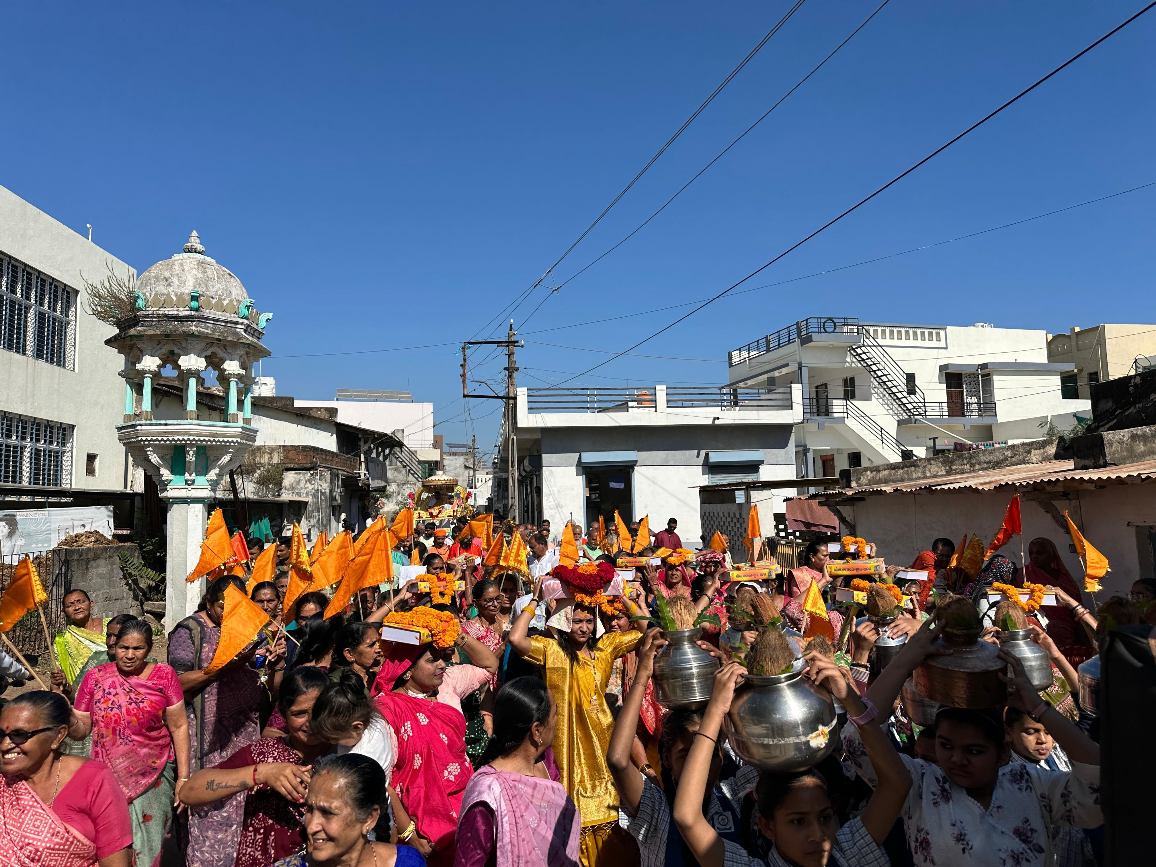 Shrimad Bhagavat Katha Gyan Yagya begins in Kankanol