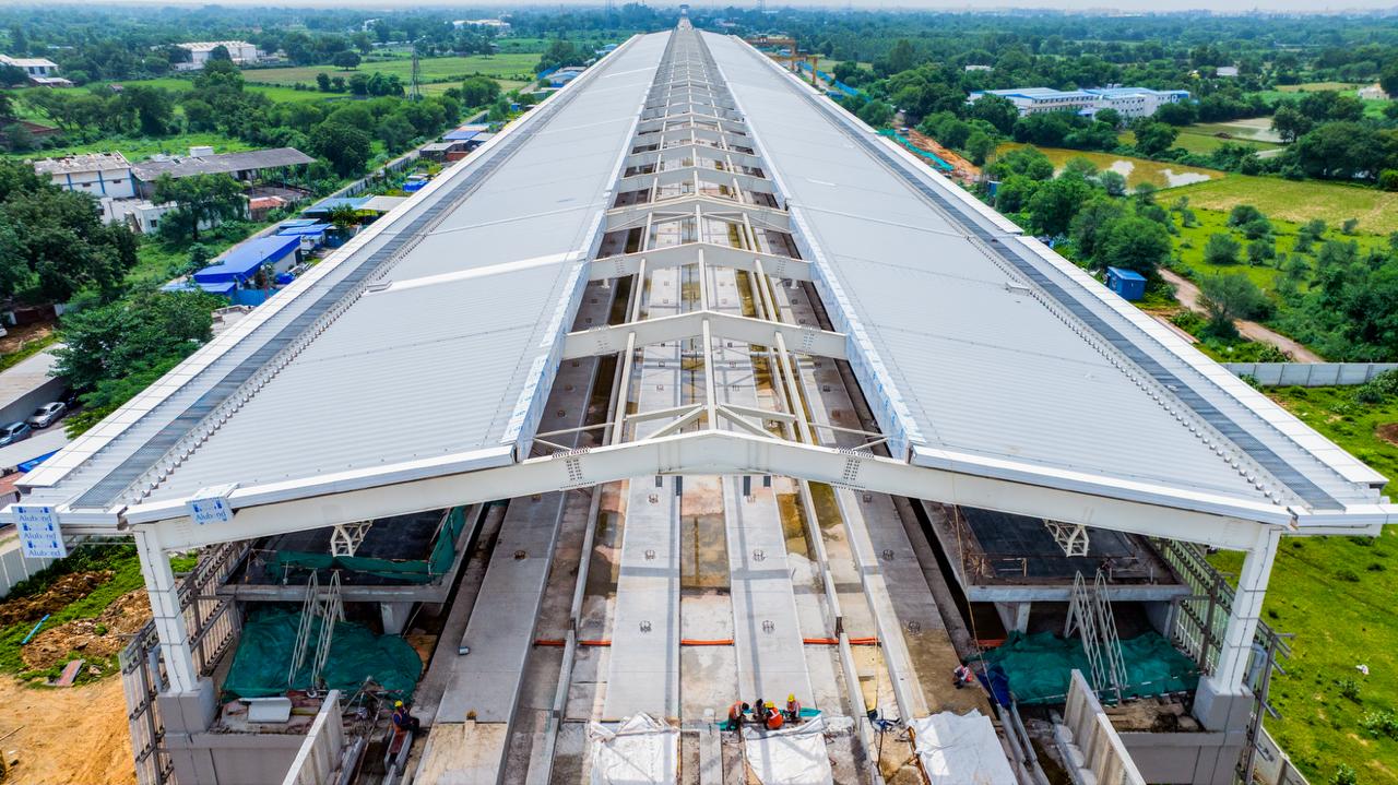 80 percent of bullet train work completed, concourse, track slab and ...