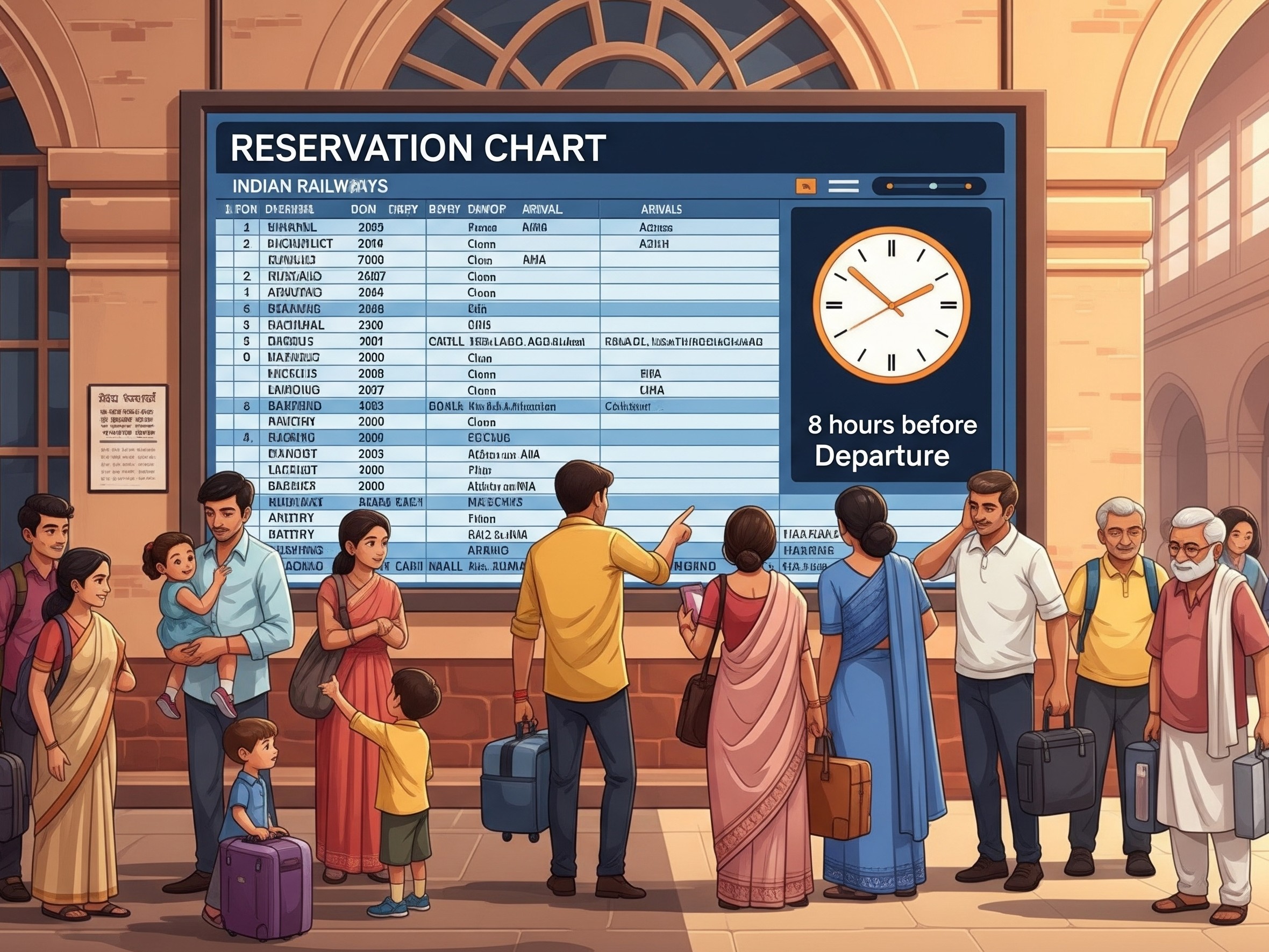 Railway Ticket Reservation Chart Rule Update; Passengers Get Status 10 ...