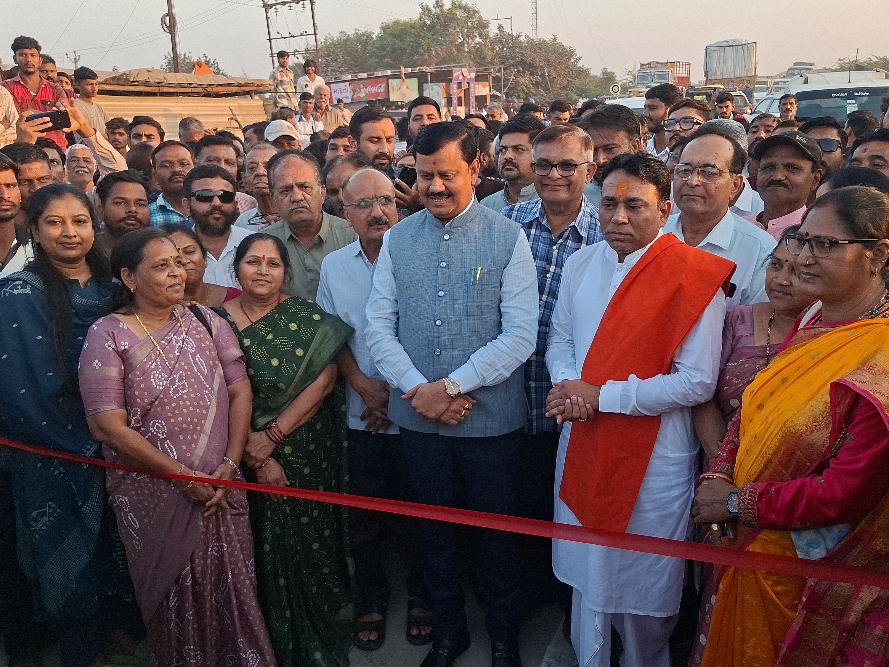 Surendranagar Dudhrej Canal Bridge Opened MLA Jagdish Makwana Inauguration