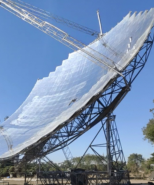 World’s largest solar dish installed in Vadodara: Powers 100-ton AC ...