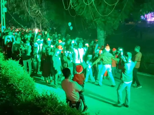 30-foot tall Christmas tree unveiled at Nitya Sahayak Mata Mariam Devalaya