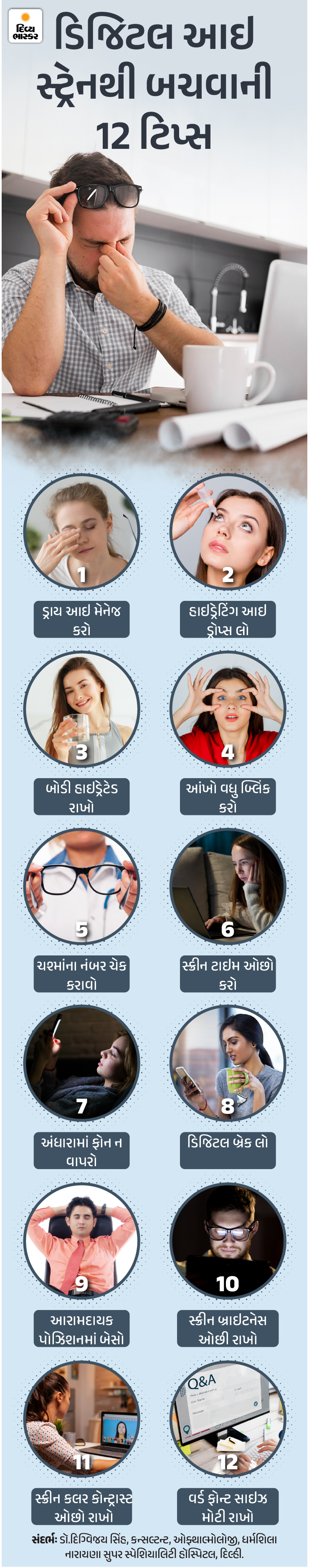 Night Reels Addiction? Risks of Computer Vision Syndrome & 12 Eye Care ...