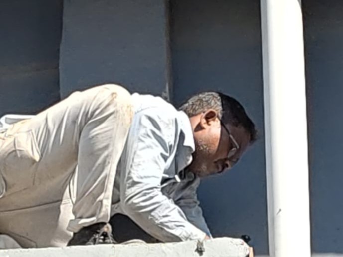 Navsari Maroli Mahuvar Railway Flyover Bridge Crack Repair Work Photos ...