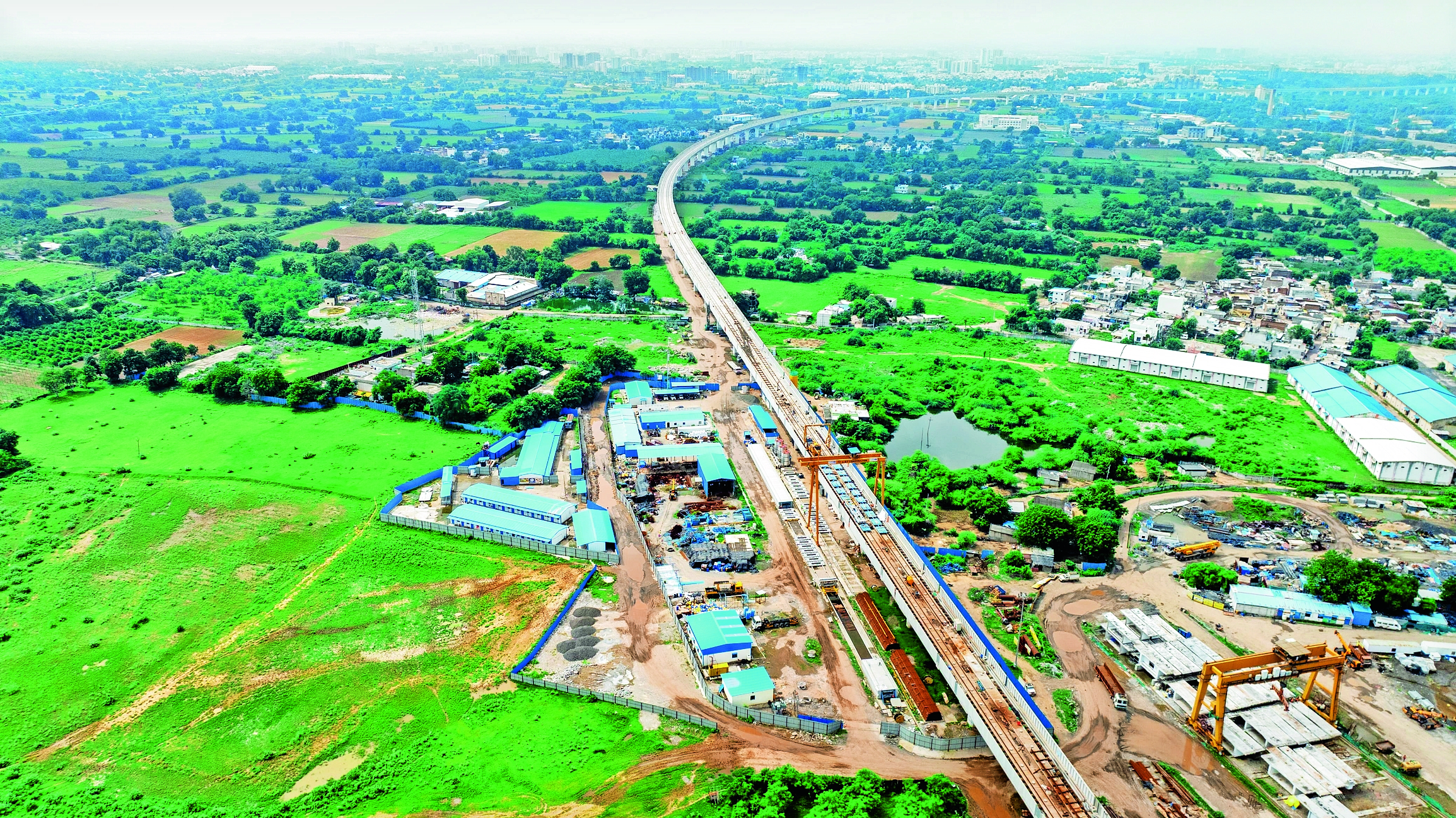 Bullet Train: Track laying begins with slab ballast less system in Charotar