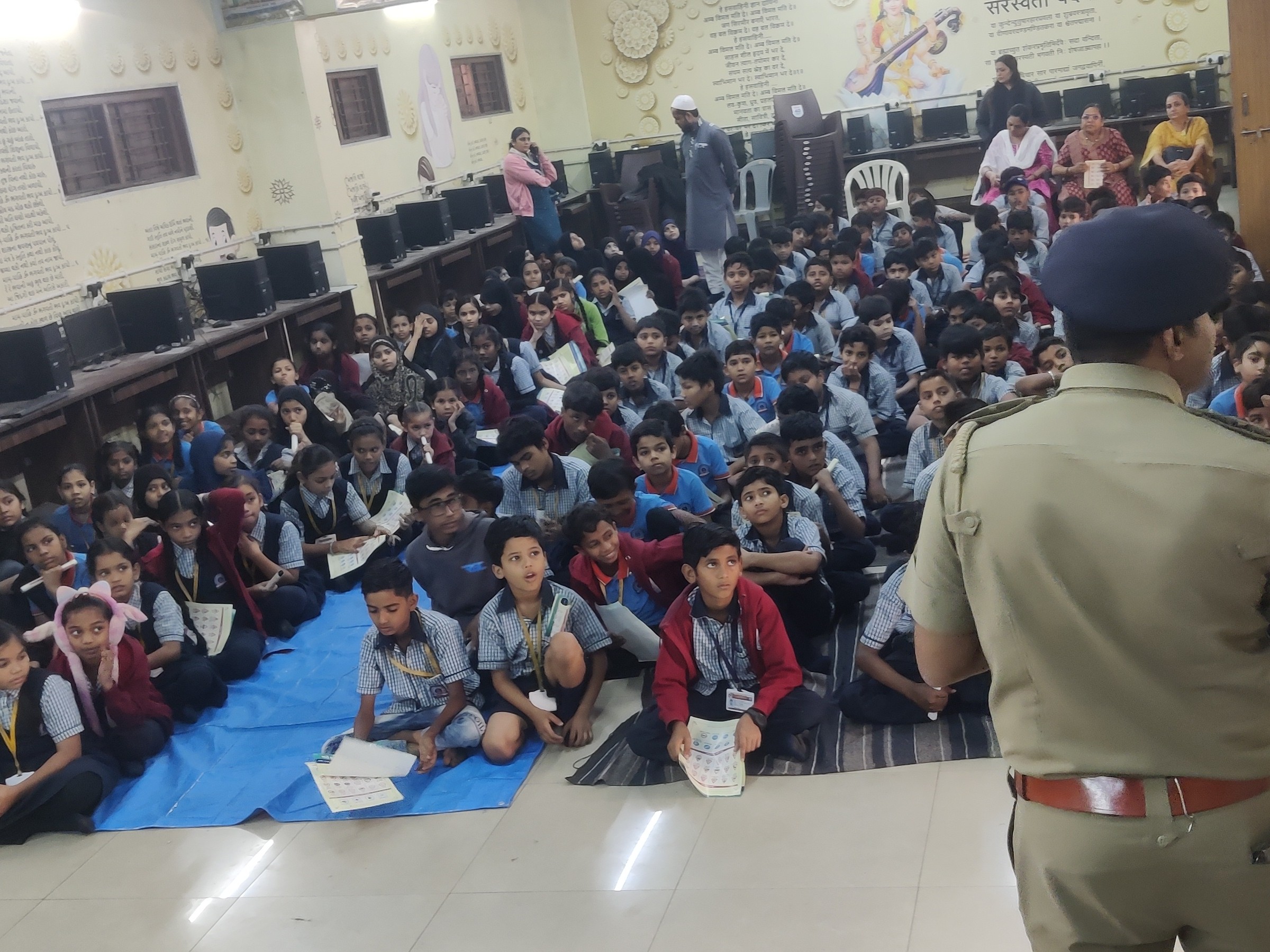 Surat RTO School Road Safety Program; Students Receive Traffic Rules ...