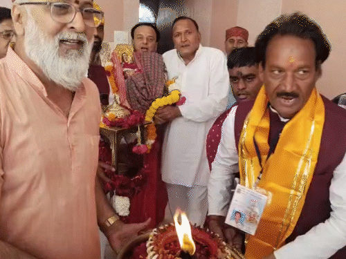 The grand manifestation of Maa Amba on the holy day of Poshi Poonam