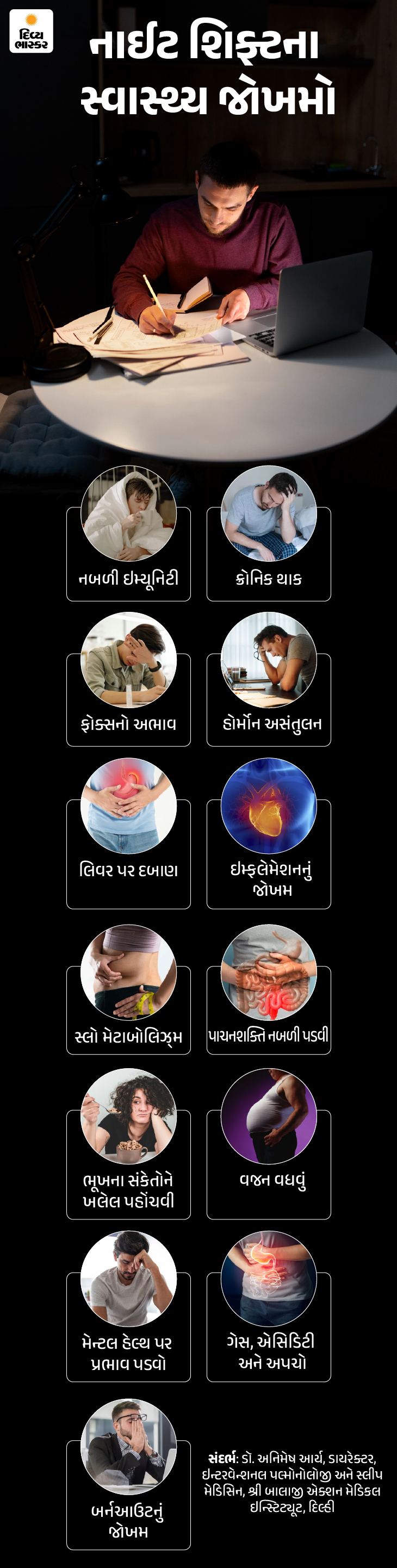 Night Shift Working Health Risks Explained; Cancer