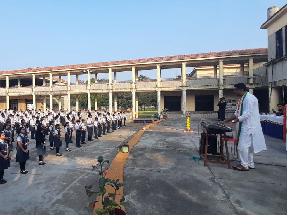 Mangrol Academy Students Performed Patriotic Songs Surya Namaskar ...