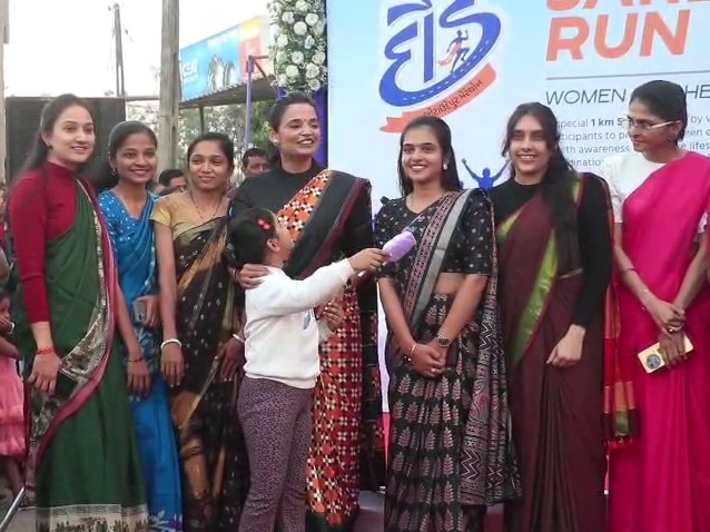 sari run held for the first time in chhota udepur