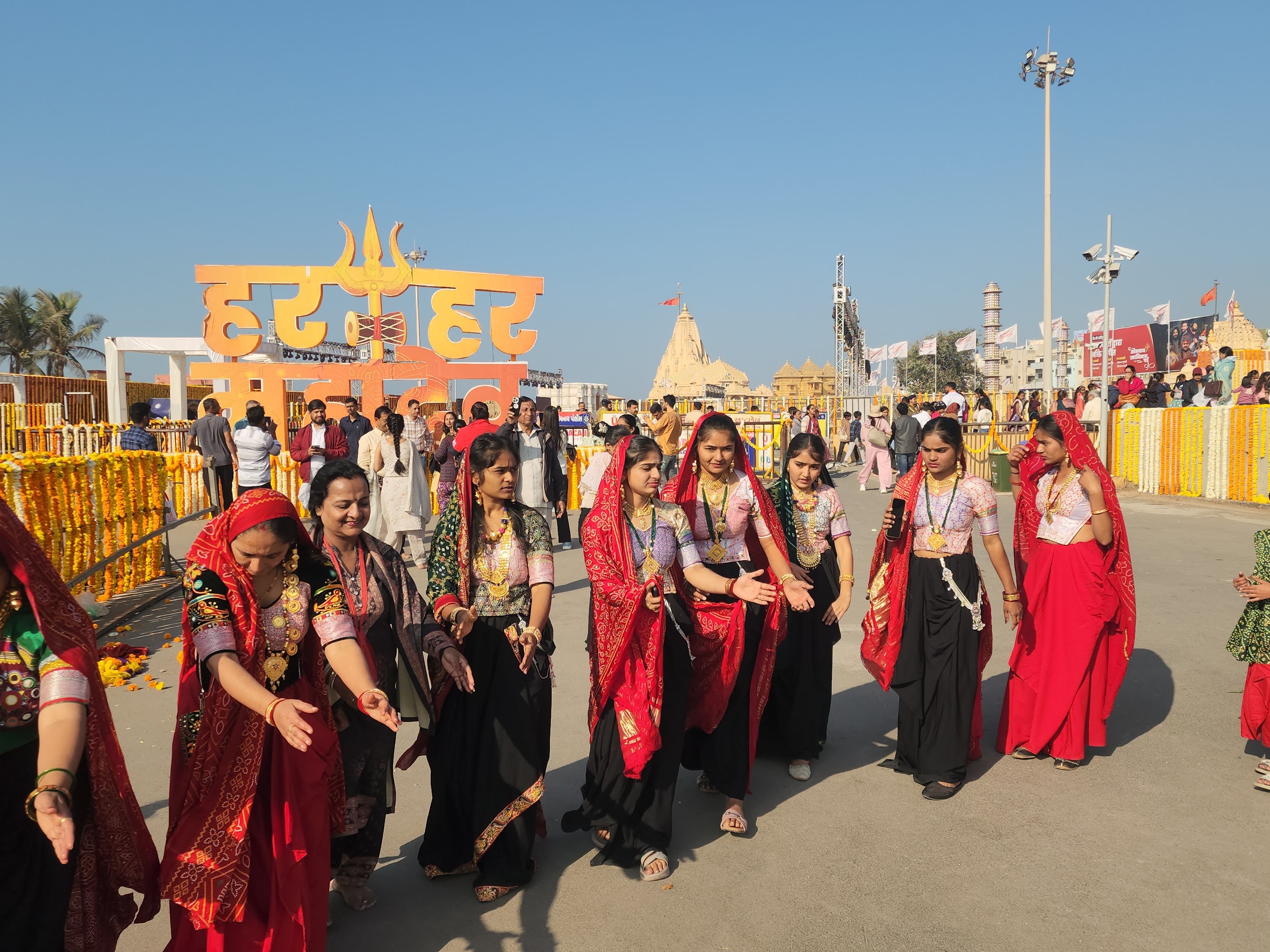 Maharasa preparations in Somnath to welcome PM