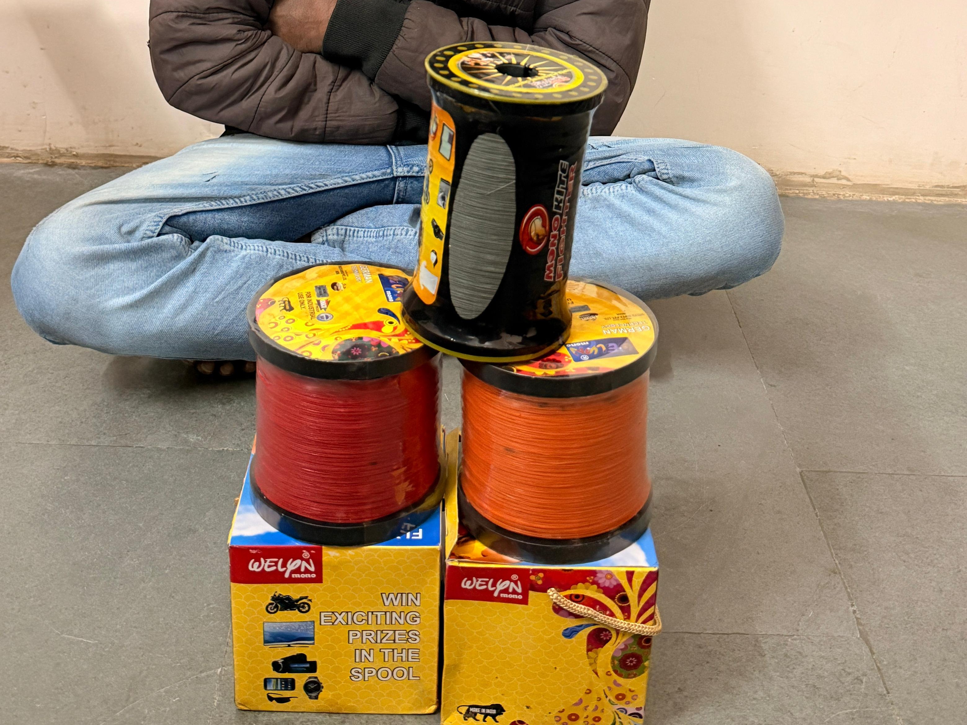 Gariadhar Police Arrest Individual Seize Chinese Thread | ગારીયાધારમાં ...