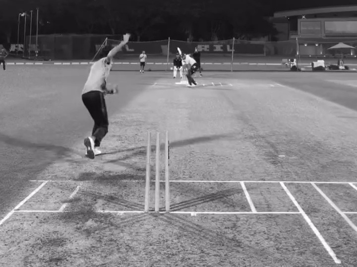 Hardik Pandya displays power hitting at Jamnagar Reliance Video goes ...