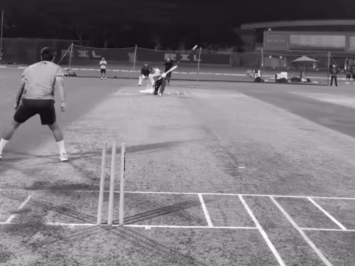 Hardik Pandya displays power hitting at Jamnagar Reliance Video goes ...