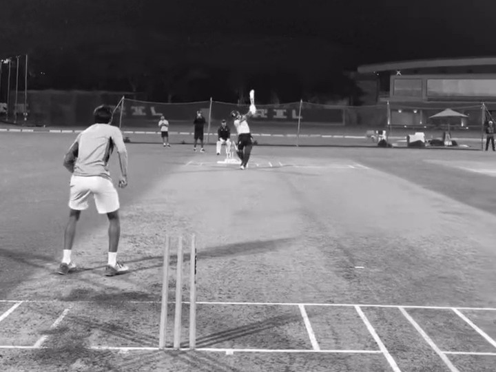 Hardik Pandya displays power hitting at Jamnagar Reliance Video goes ...