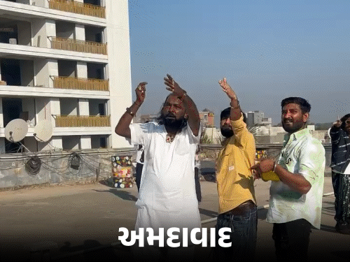 Amit Shah Celebrates Uttarayan in Ahmedabad | Temple Visit & Kite Flying