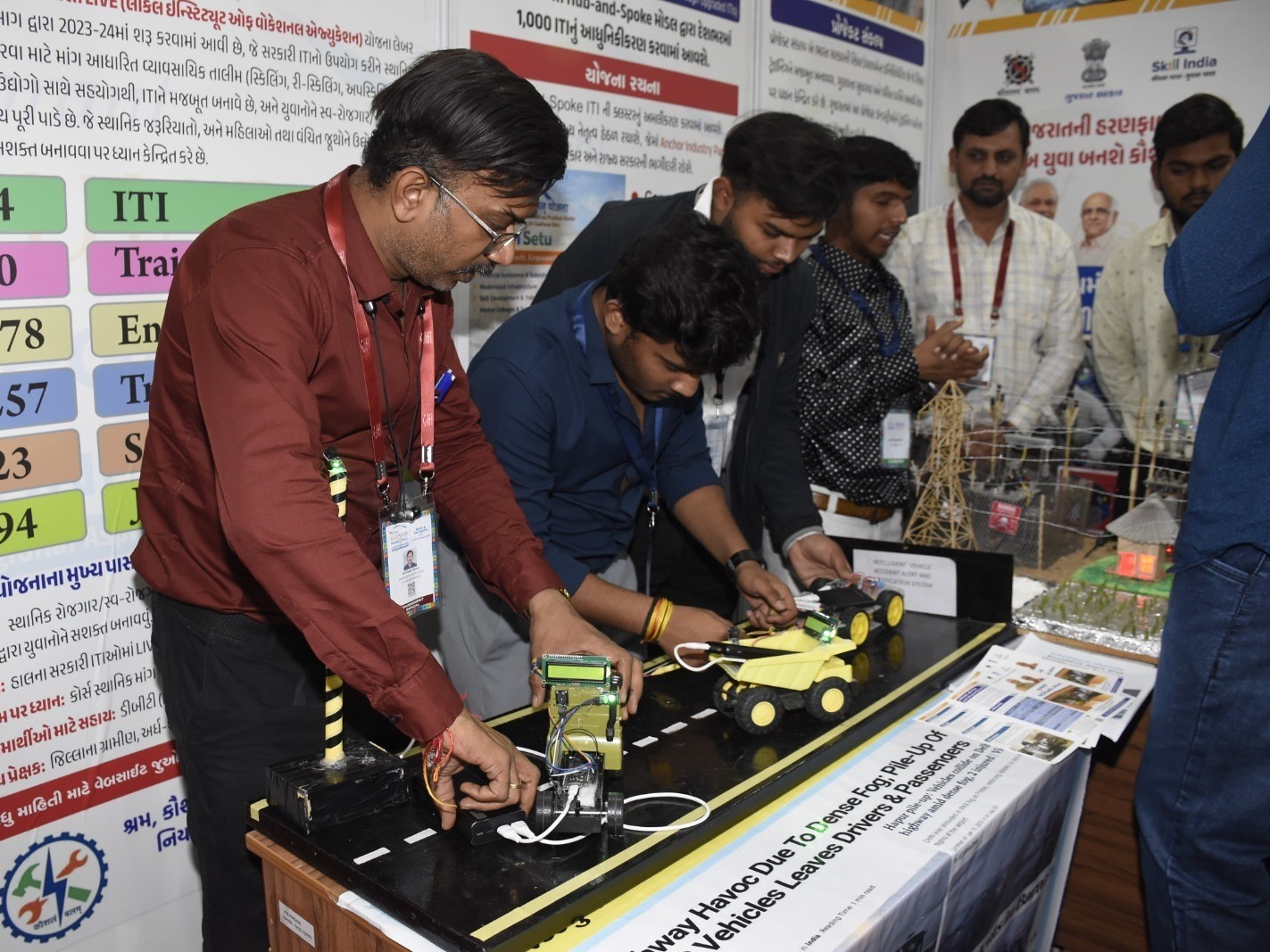 urendranagar ITI Students Develop Intelligent Accident Alert System ...