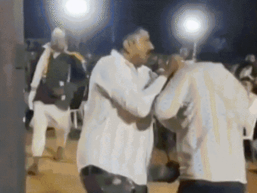 AAP Leader Gopal Italia Shoe Throw Accused Shabbir Mir Beaten Viral VIDEOS