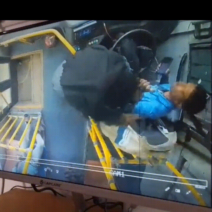 Surat Woman Slaps, Hits BRTS Driver; CCTV Captures Incident | Police ...