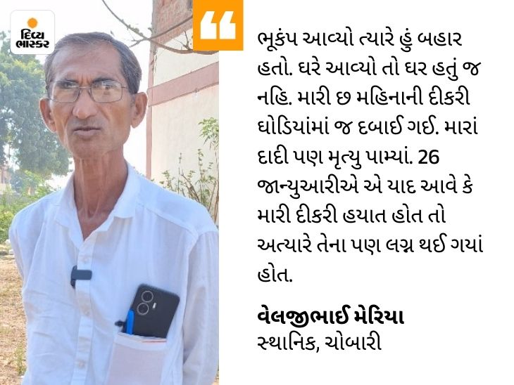 Kutch Chobari 2001 Earthquake Epicenter 25 Years Ground Report ...