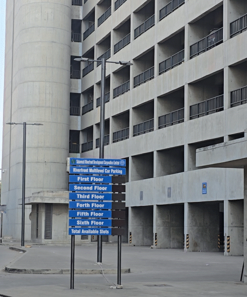 Ahmedabad AMC Riverfront Multi Level Parking Sell Update; Contractor ...