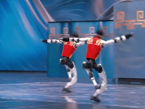 China Humanoid Robots Perform Martial Arts Dance; 25 Robots Sword Fight ...