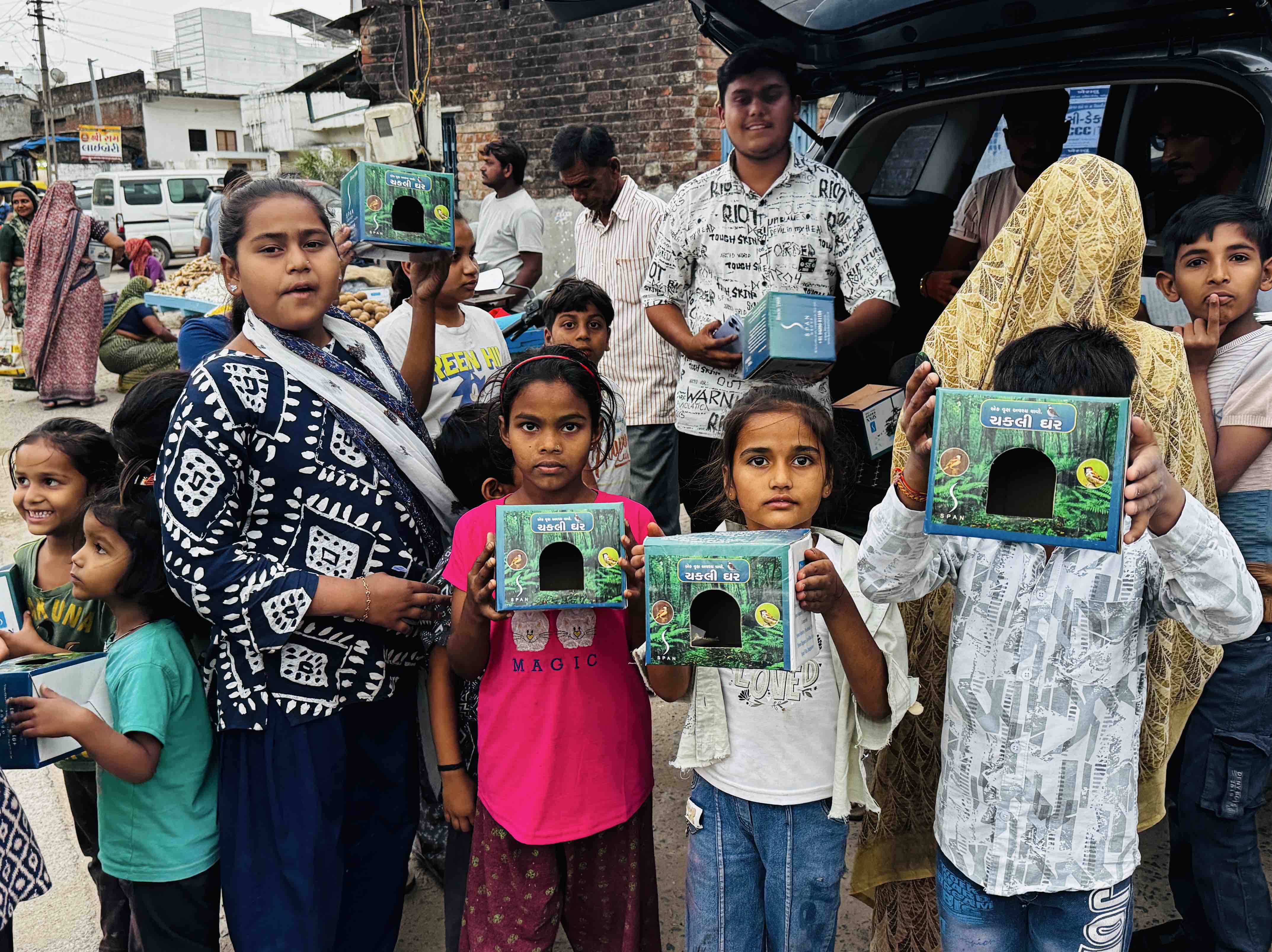 Kheralu Birds Initiative; Seva & Span Group Save Sparrows | Gujarat News