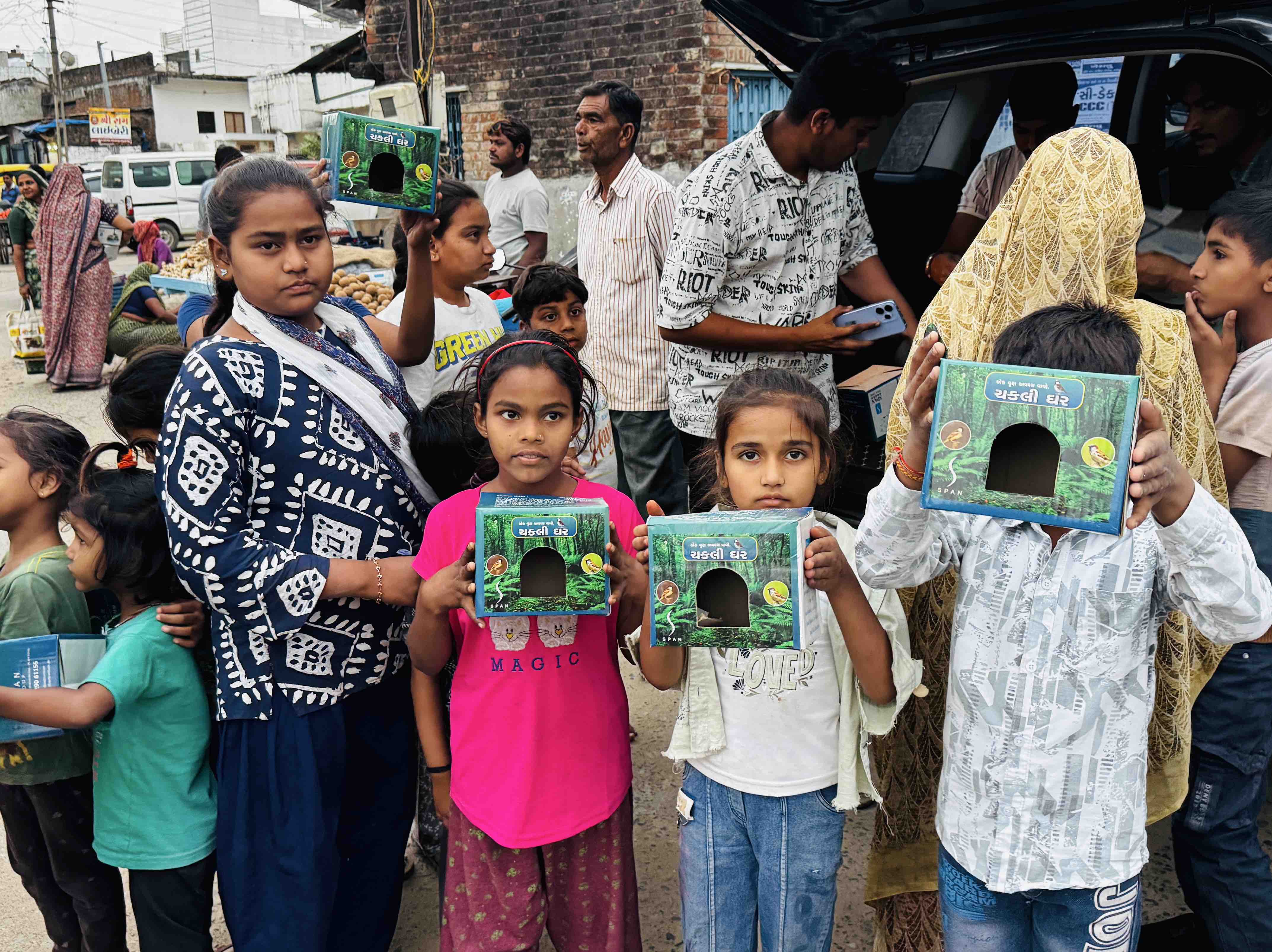 Kheralu Birds Initiative; Seva & Span Group Save Sparrows | Gujarat News