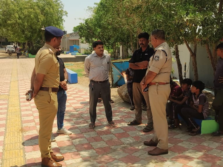 Morbi SP Mukesh Patel Visits Halvad Sensitive Booths for Peaceful Election