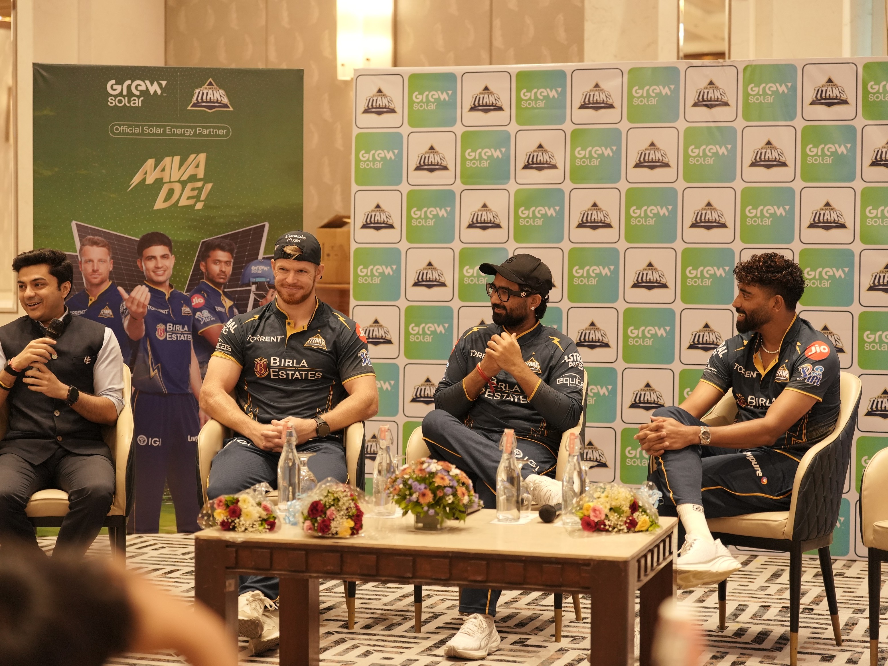 GT Stars Meet & Greet Ahmedabad; Siraj on Fans, Phillips on Skills
