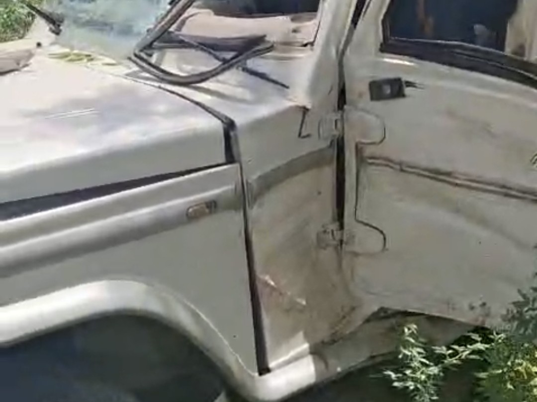 Dharani Dhar Accident: Bolero Car Hits Tree, Driver Injured