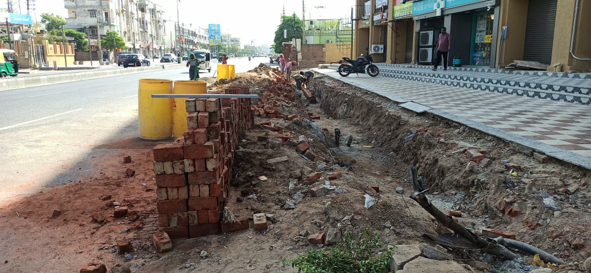 The roadside towards Manav Ashram-Biladi Bagh will now become iconic