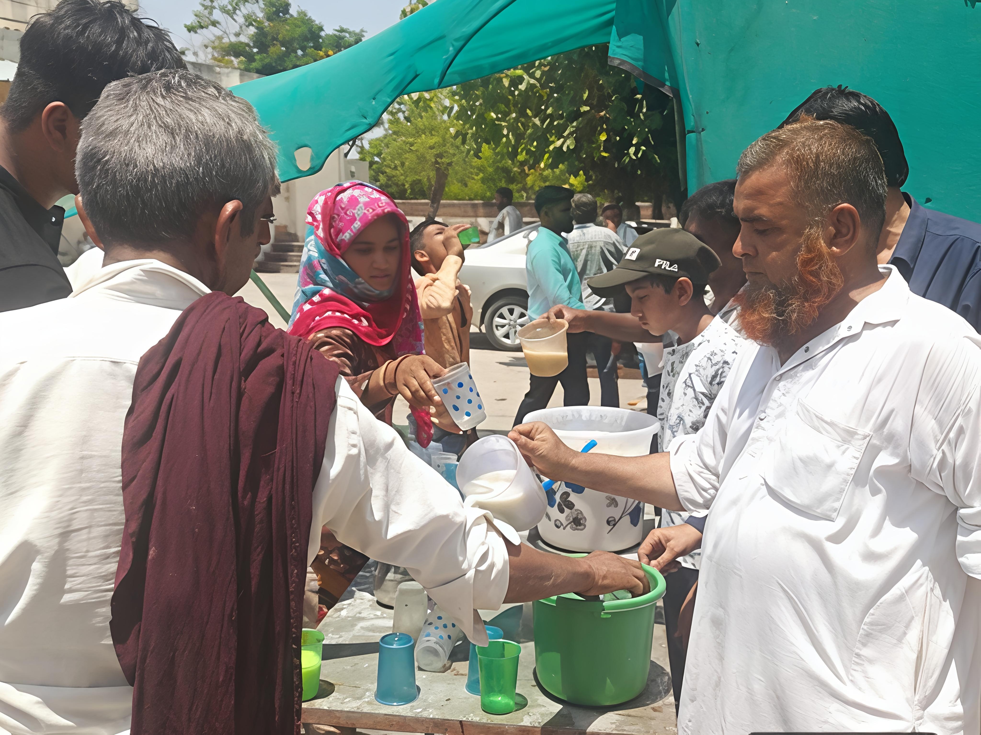 Sami Bus Station Summer Relief: Water & Buttermilk Distribution