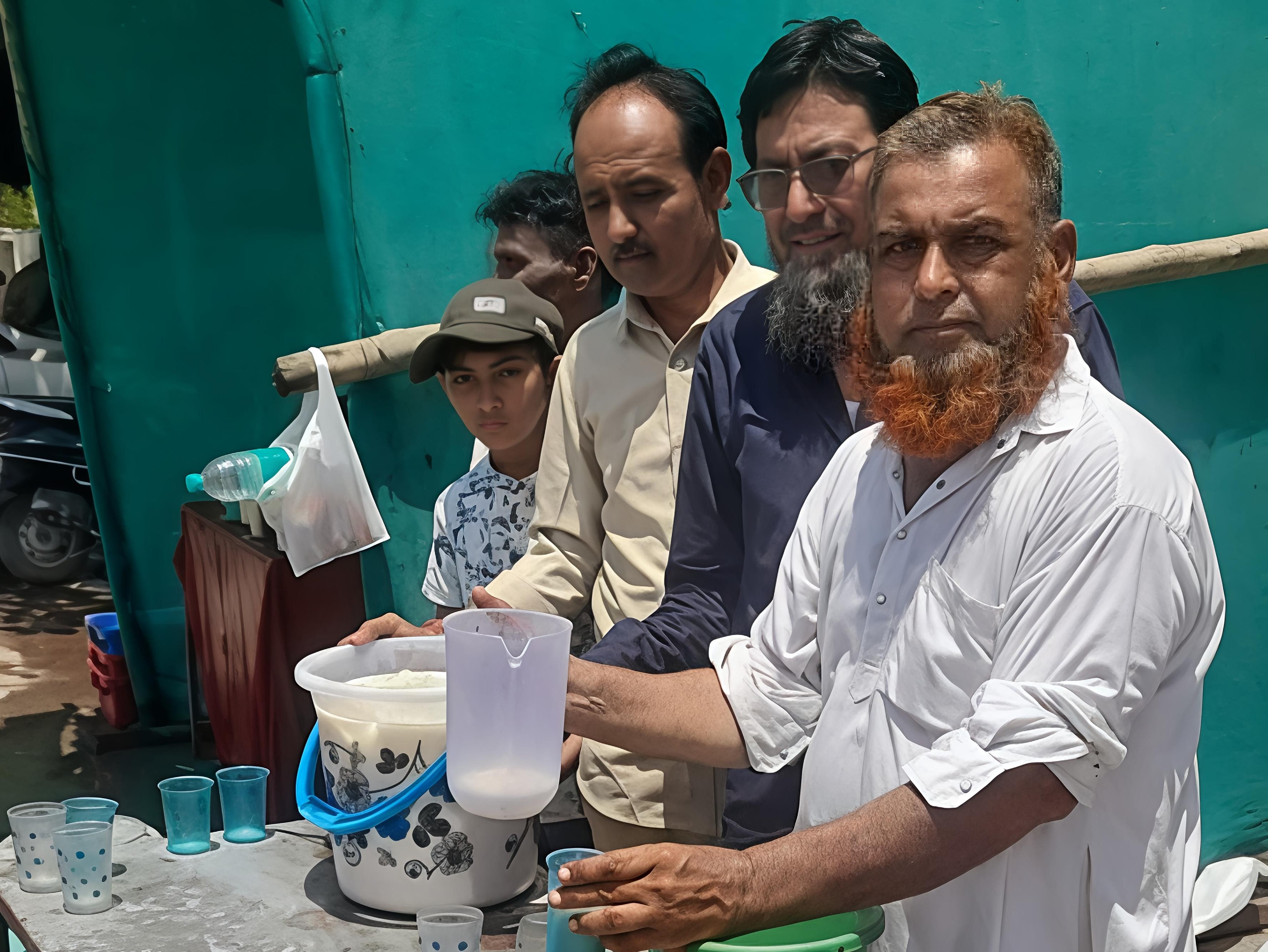 Sami Bus Station Summer Relief: Water & Buttermilk Distribution