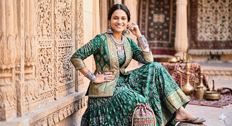 Patola-Bandhani Modern Fusion Fashion Trends | Gujarat Style