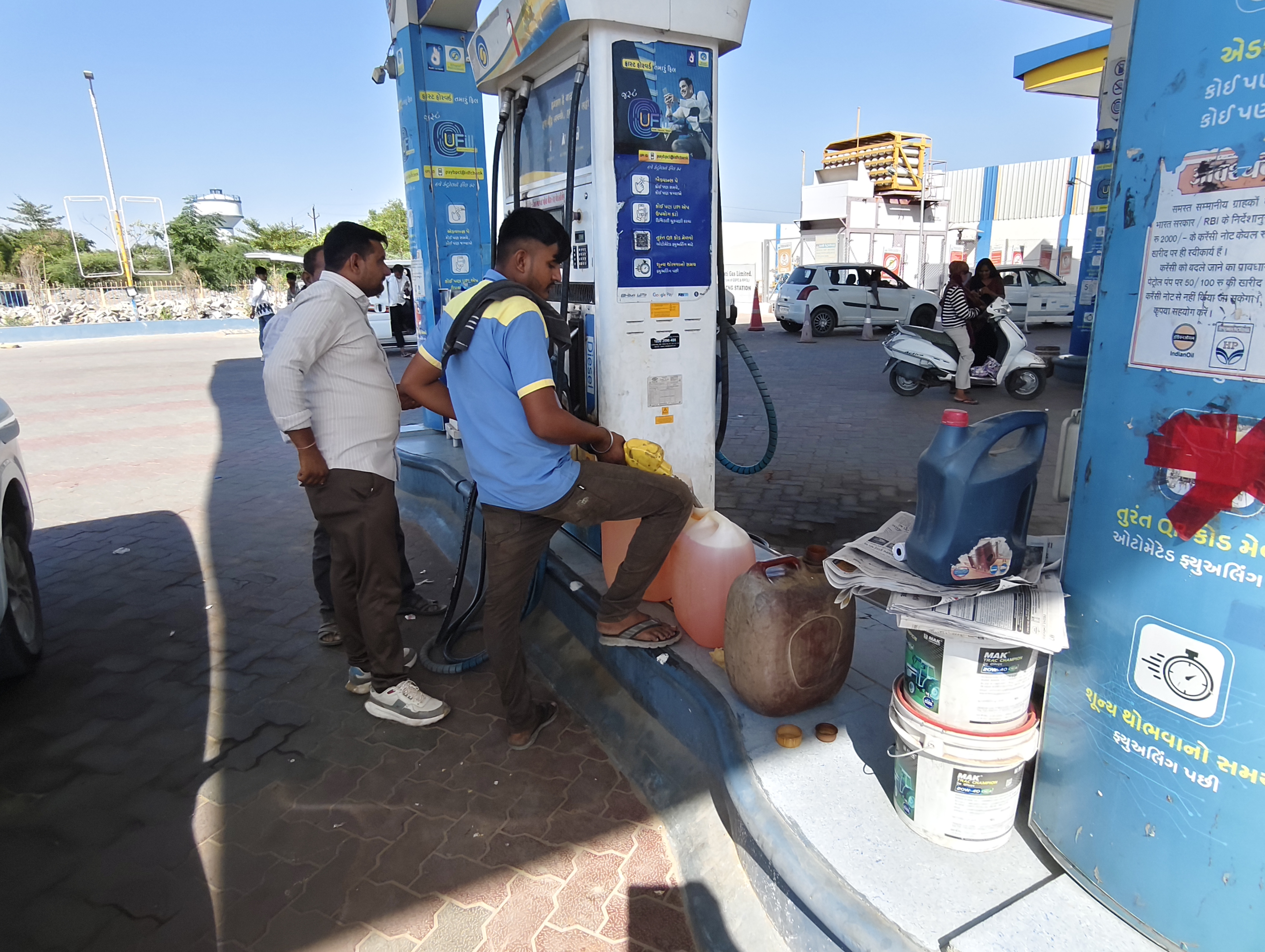Despite queues for diesel at the height of the farming season, farmers ...