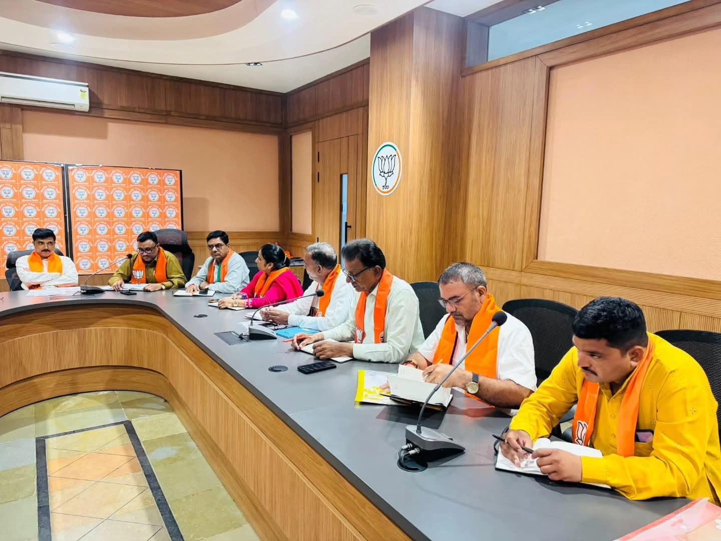 Surendranagar BJP Meeting: Namo Kamlam Office Discusses Programs