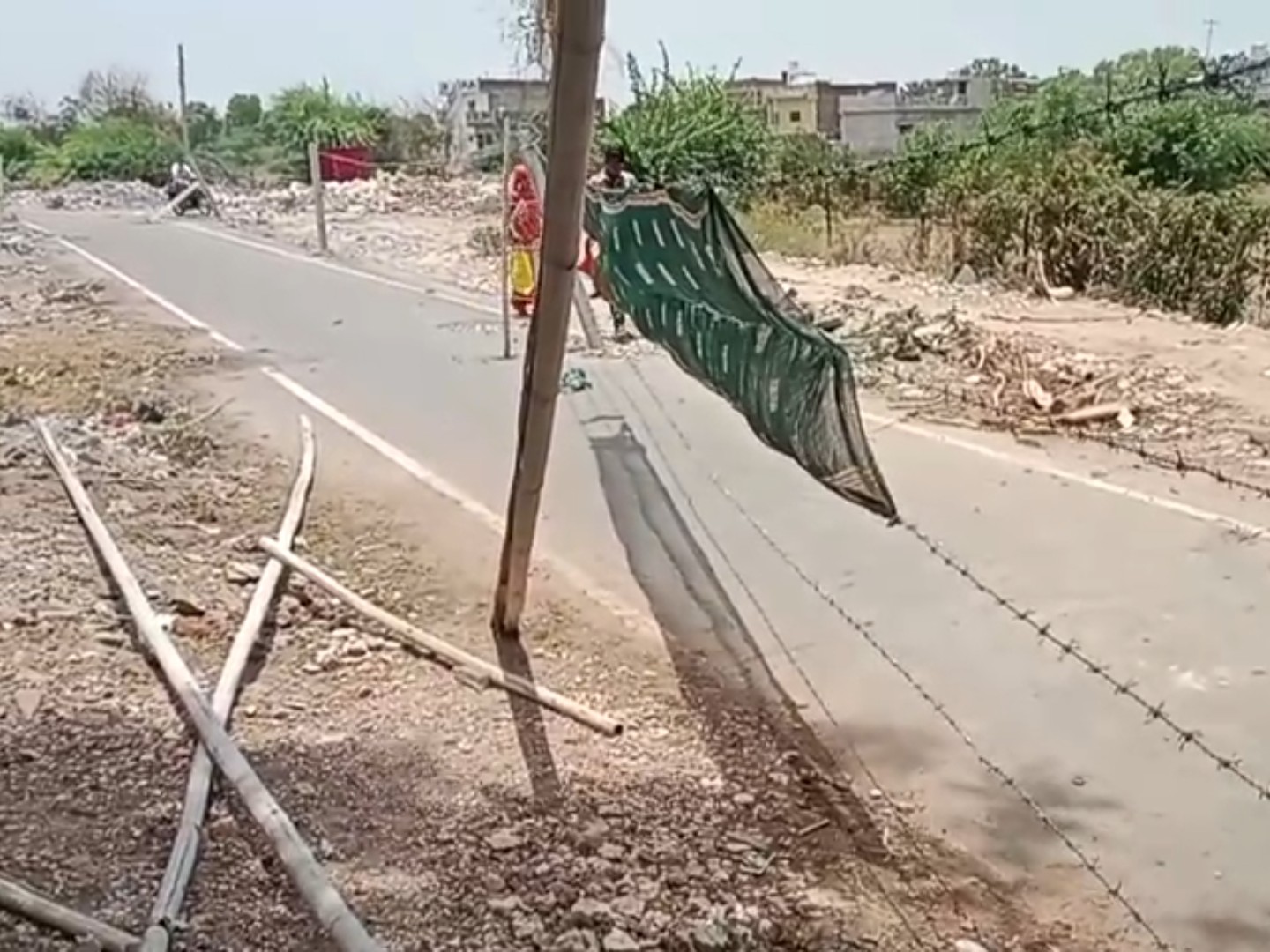 Patan Municipality Road on Private Land; Owner Fencing, Locals Distressed