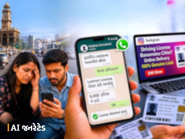 Surat Couple Duped Rs 6000 by Fake Instagram Driving License Ad