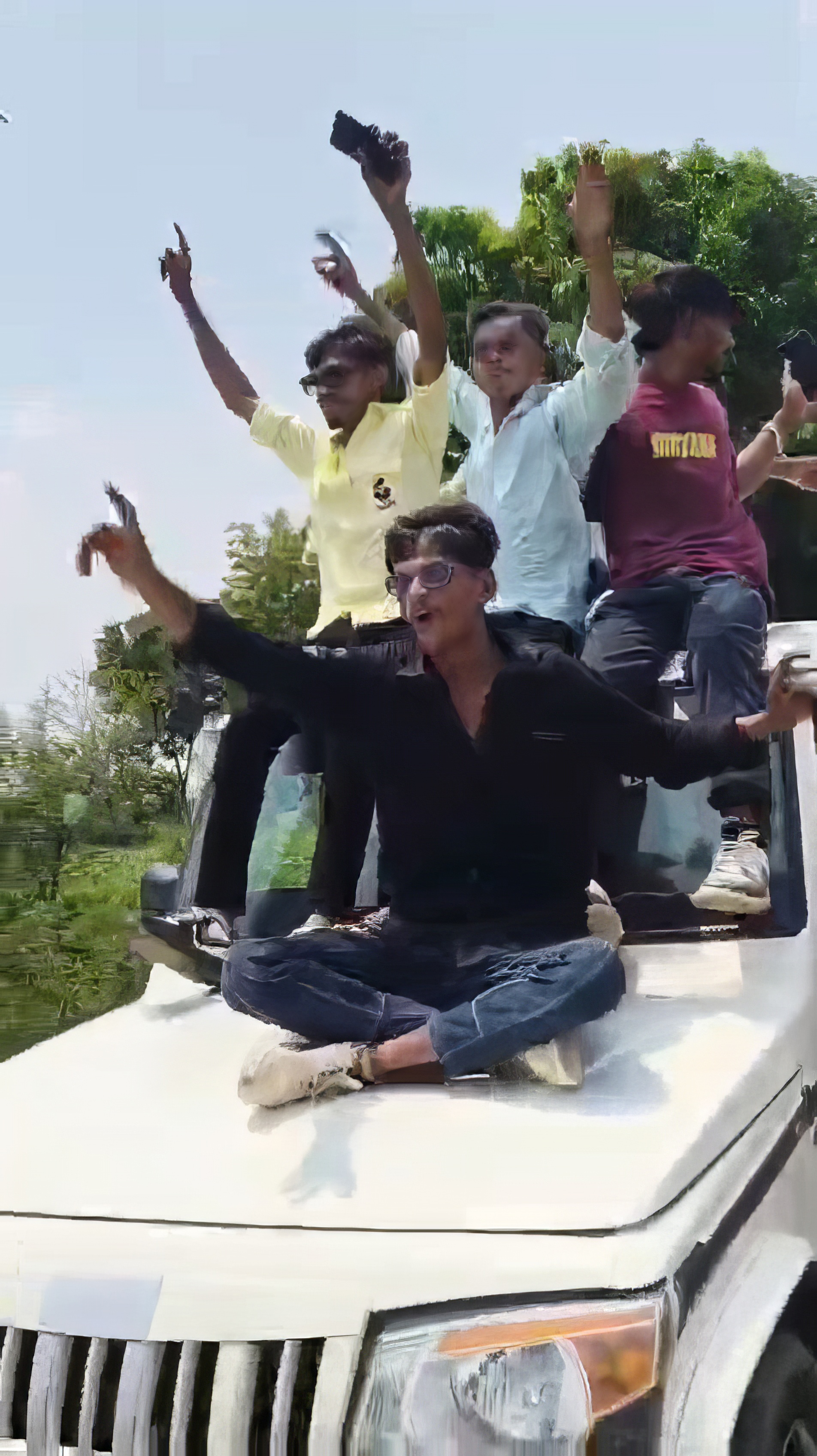 7 arrested for performing stunt on car bonnet at wedding