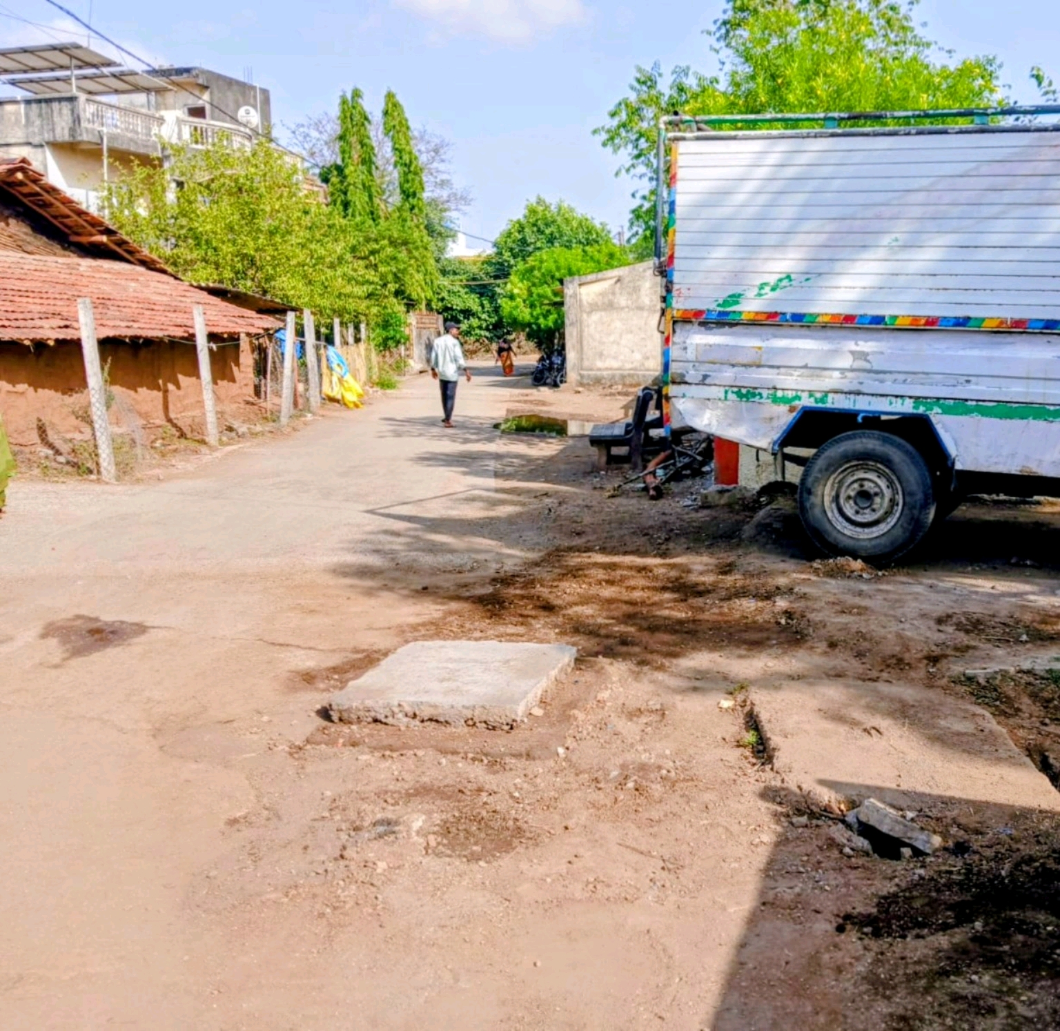 Fears created by incomplete sewerage work in Songadh have been dispelled